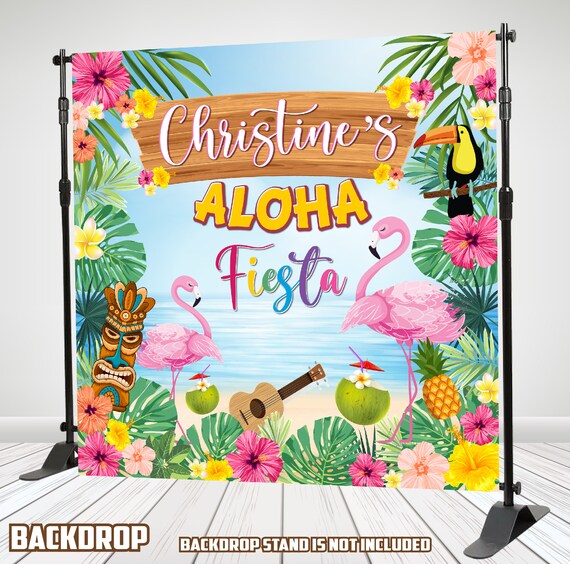 Hawaiian Party Backdrop