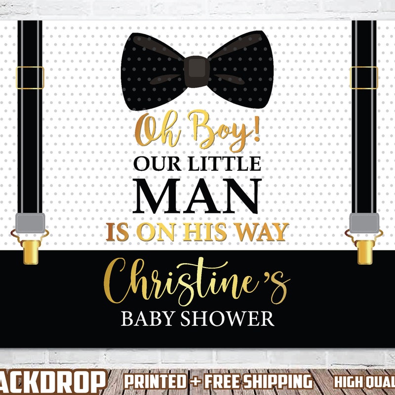 Little Man Backdrop - Etsy