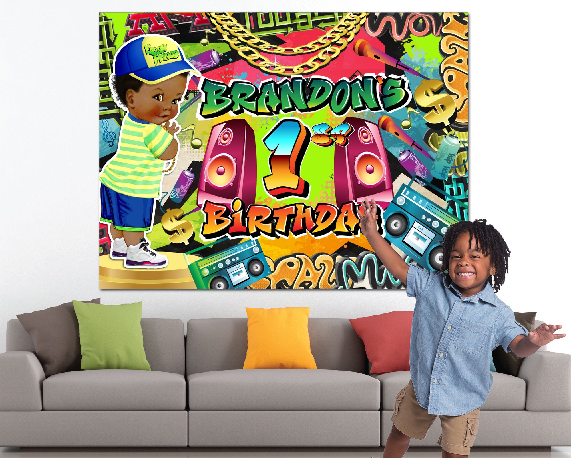 Fresh Prince Birthday Backdrop - Etsy
