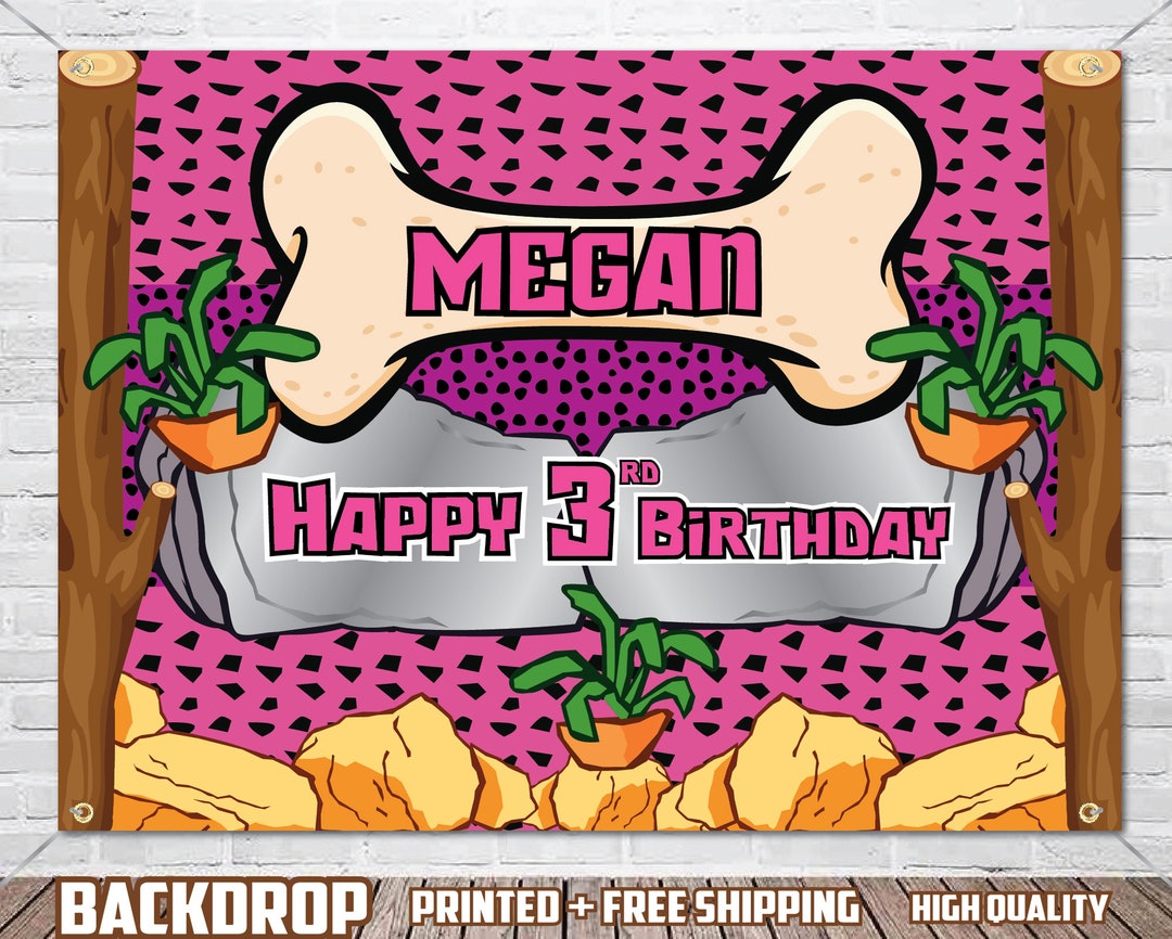 Yabado Girl Birthday Backdrop - Etsy