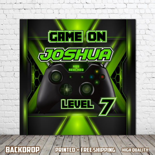 Gamer Backdrop - Etsy