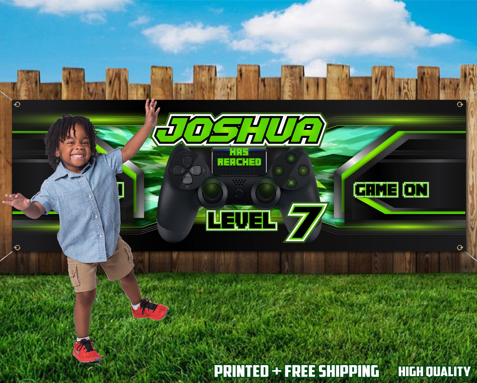 Gaming Birthday Banner - Etsy