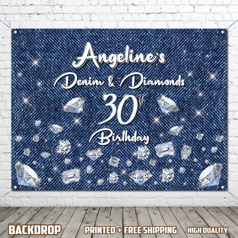 Denim Backdrop - Etsy