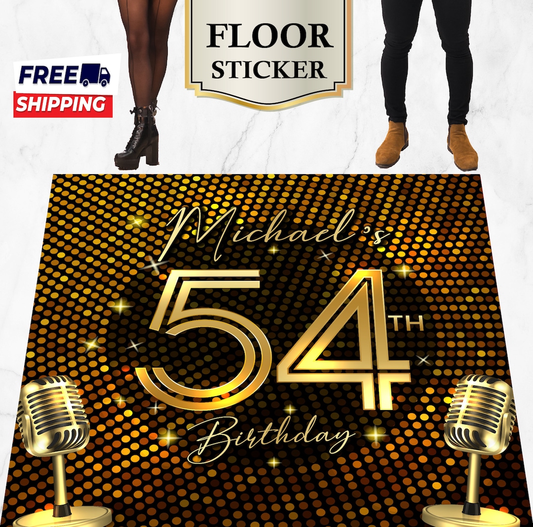 Studio 54 Disco Floor Decal Sticker - Etsy