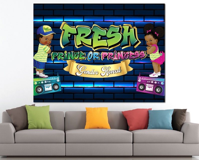 Fresh Prince or Princess Backdrop - Etsy