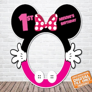 Minnie Inspired Photo Booth Frame, Digital File Only - Etsy