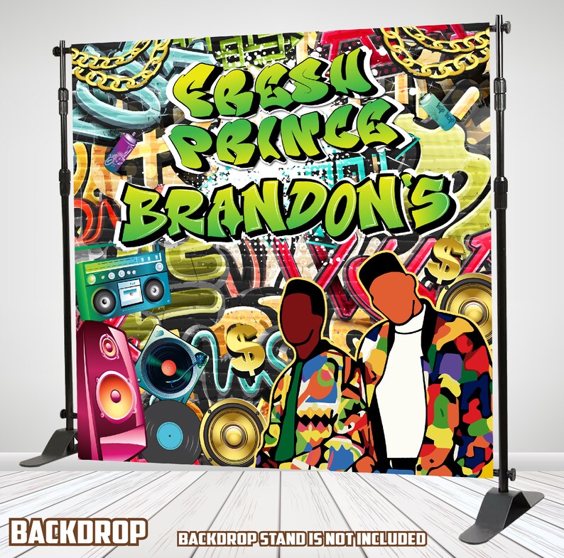 Fresh Prince Graffiti Birthday Backdrop - Etsy
