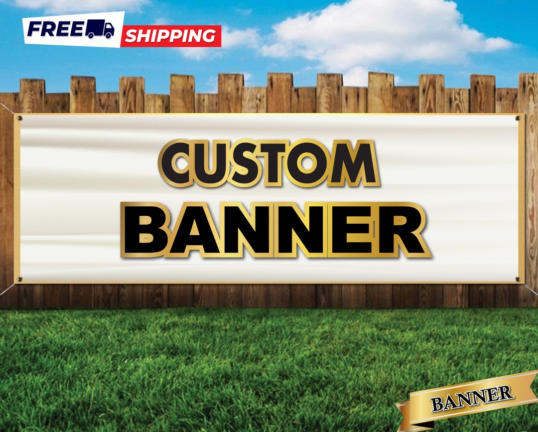 Custom Banner - Etsy