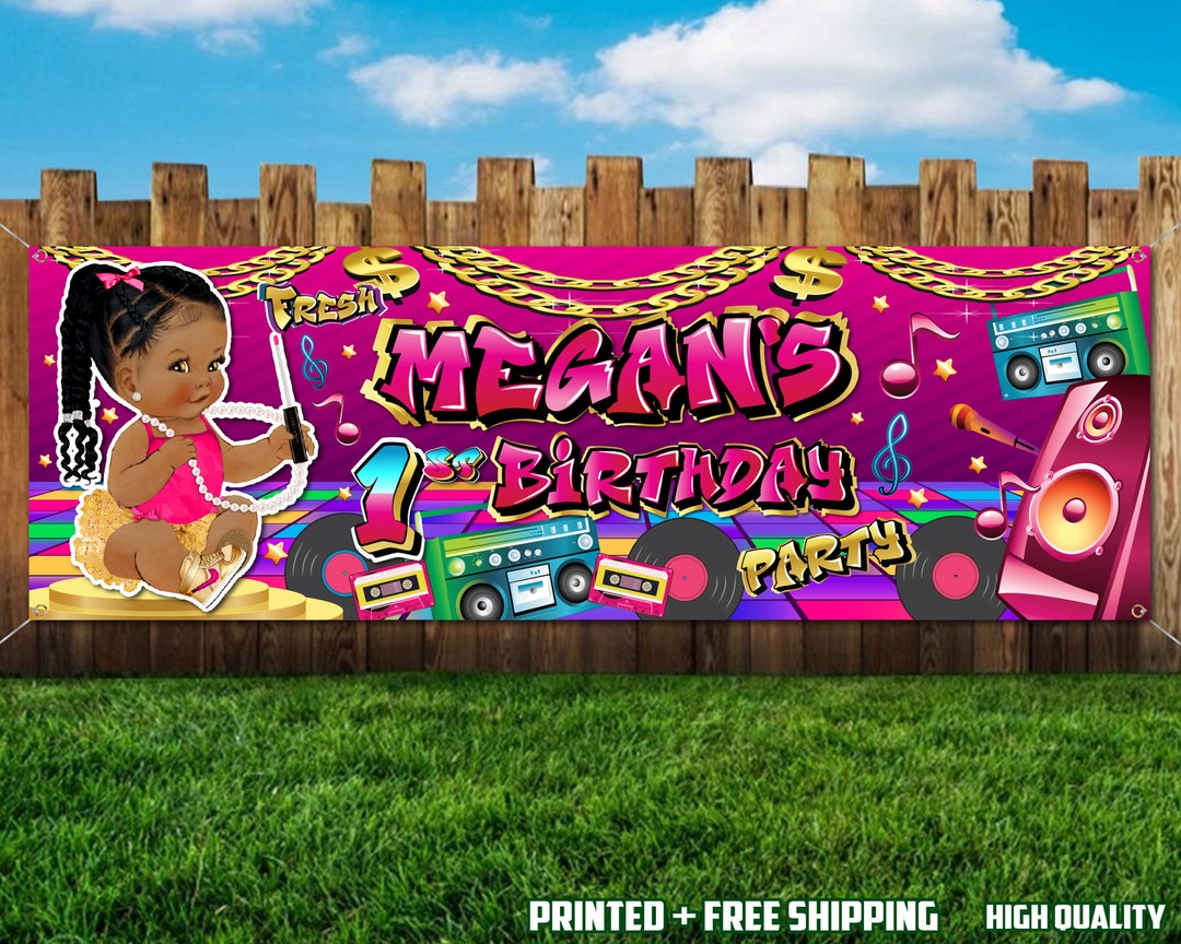 Fresh Princess Hip Hop Birthday Banner - Etsy