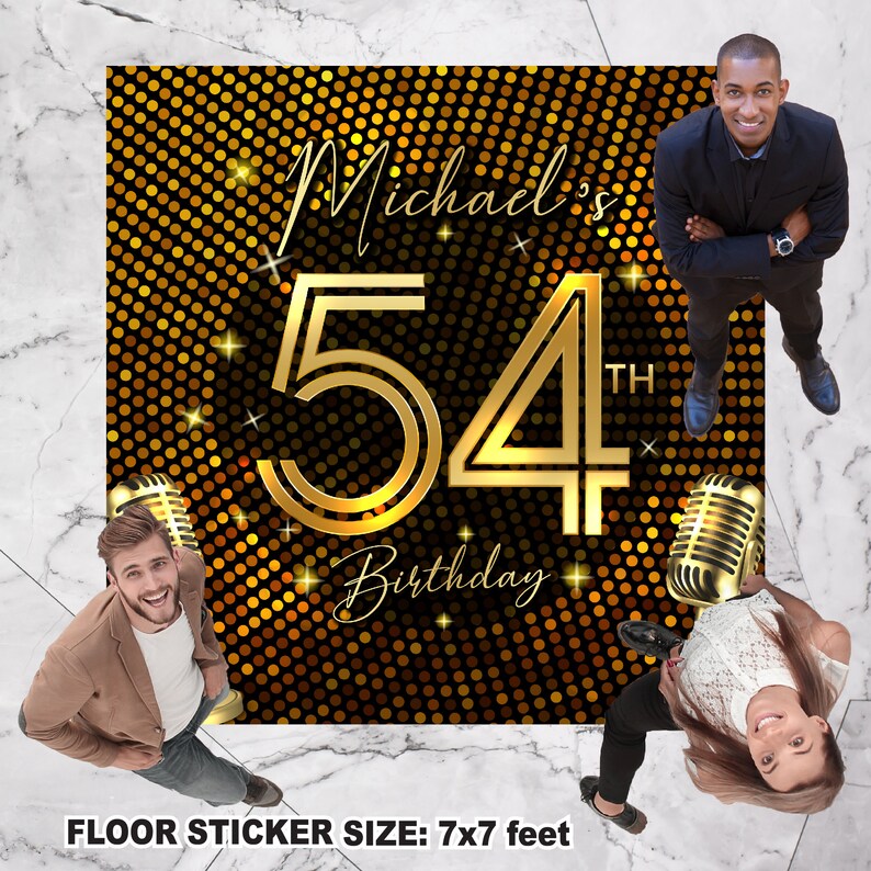 Studio 54 Disco Floor Decal Sticker - Etsy