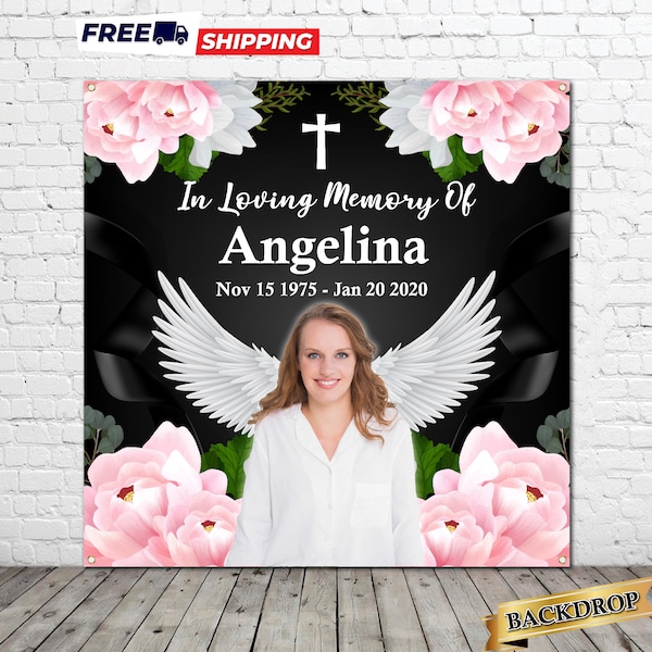 Funeral Flower Banner - Etsy