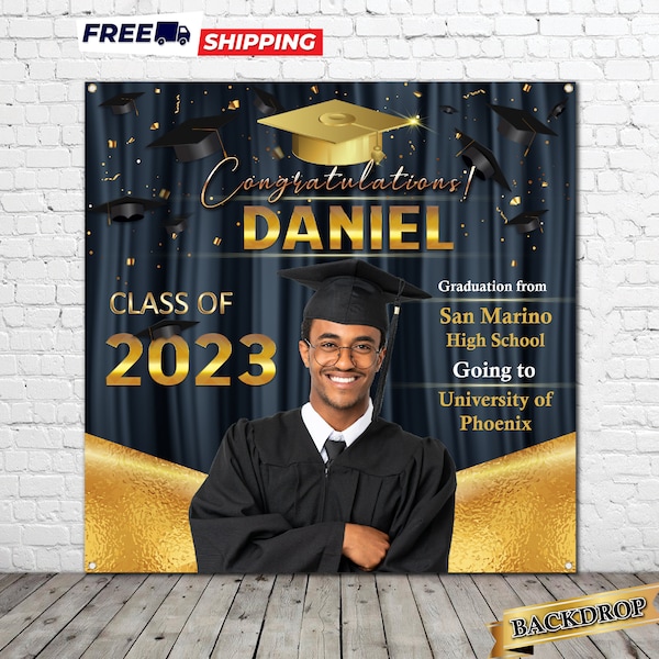 Graduation Photo Backdrop - Etsy