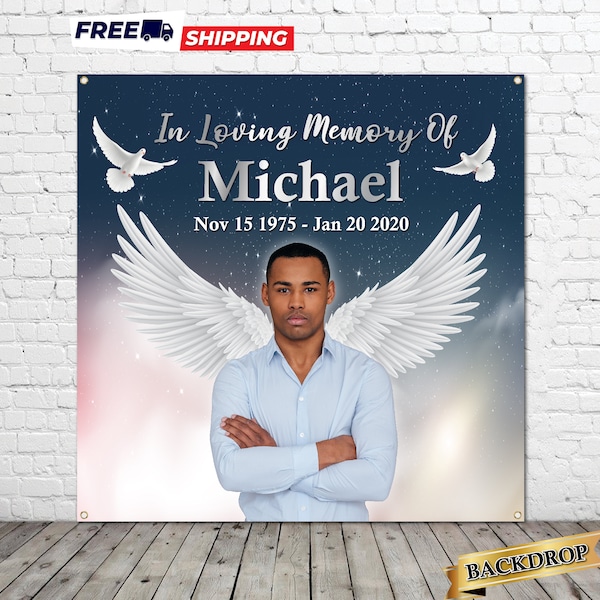 Funeral Backdrop - Etsy