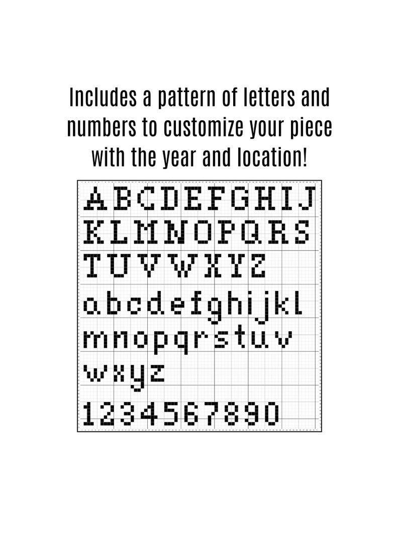 Cross Stitch Temperature Chart Pattern - Colorful Border Patterns (PDF ...