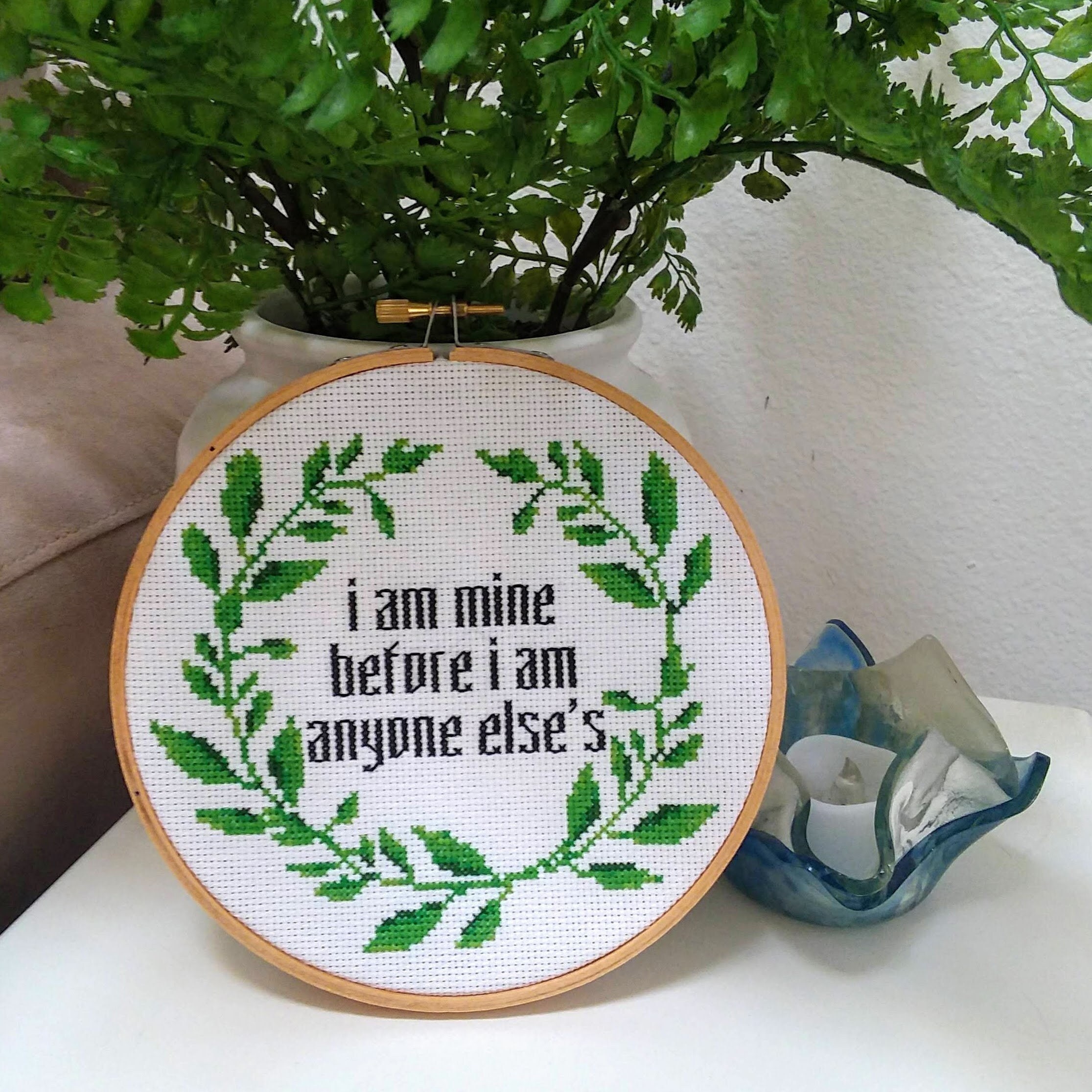 I Am Mine Cross Stitch Pattern - Etsy