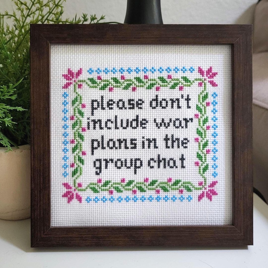 Funny Political Cross Stitch Pattern (PDF Downloadable Pattern) - Etsy