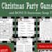 6 Christmas Party Games W/ Bonus Snowman Soup Tag | Printables for ...