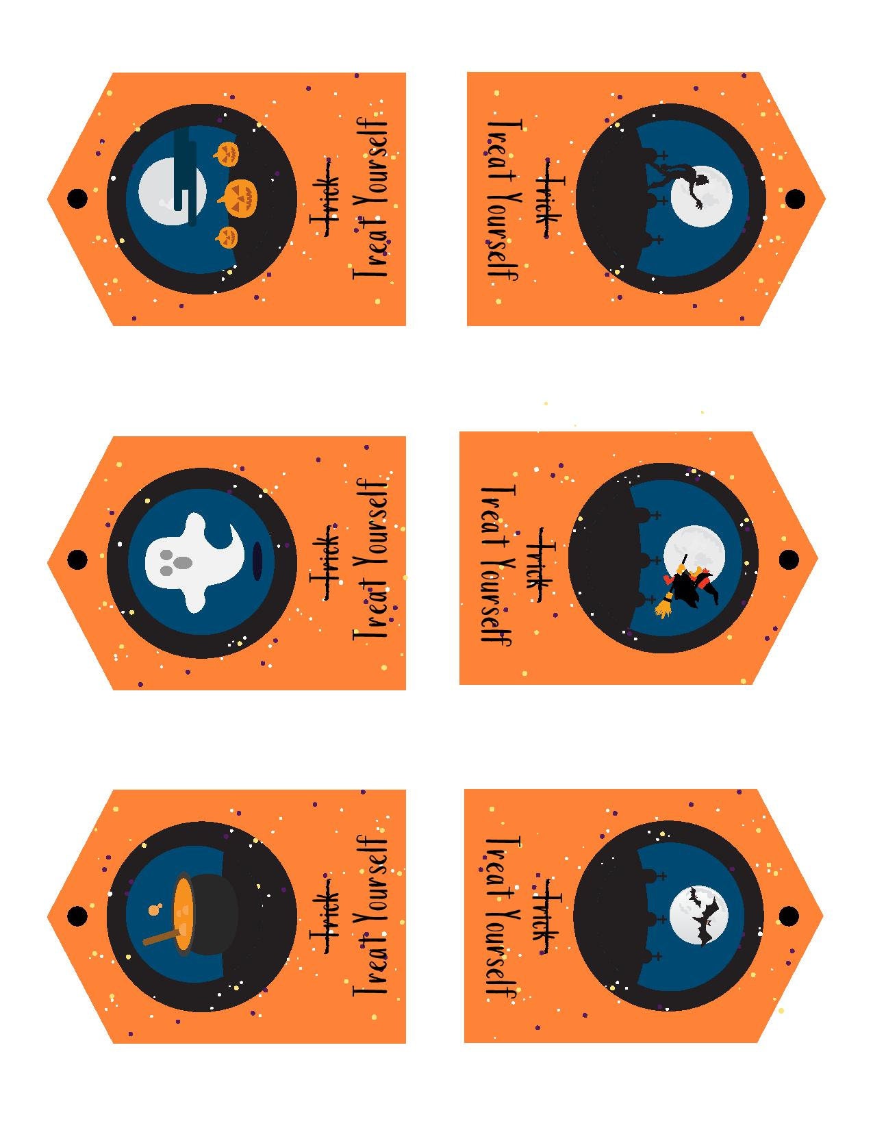 6 Halloween Party Games With Bonus Treat Tags - Etsy