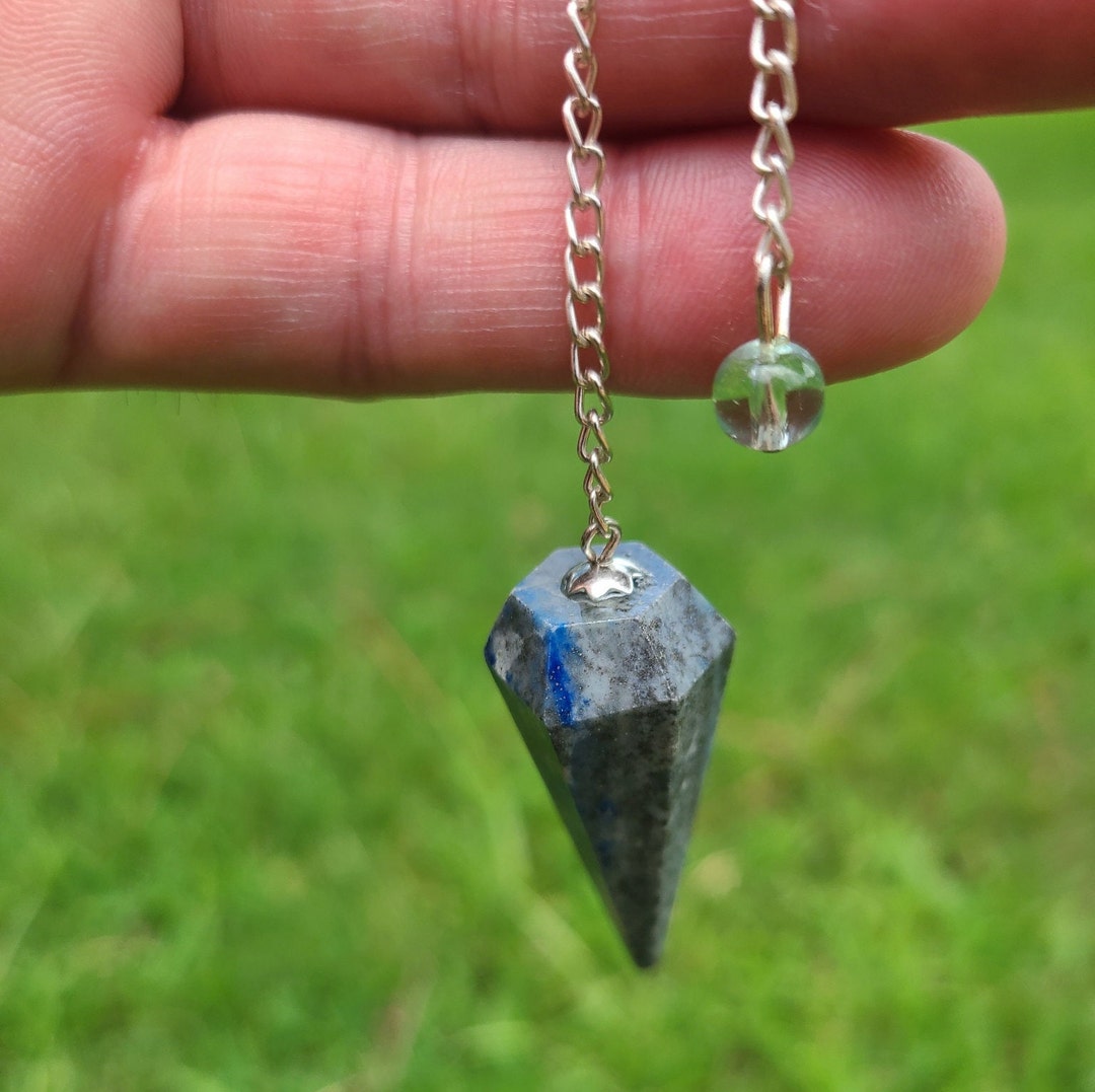 Ruby Kyanite Faceted Cone Pendulum, Healing, Dowsing, Crystal Pendulum ...