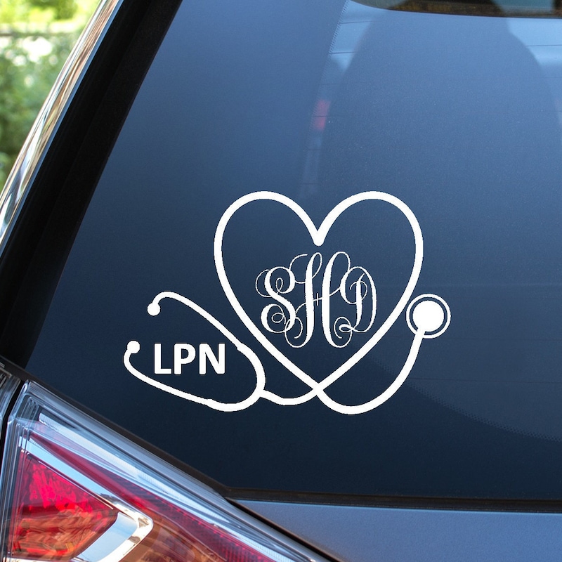 Nurse Vinyl Decal - Etsy
