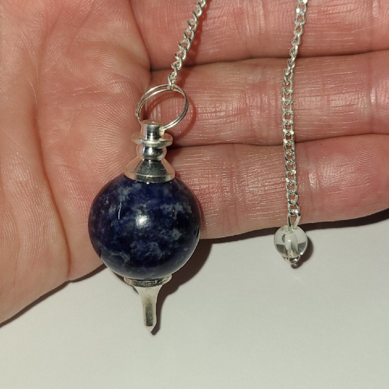 Sodalite Sephoroton Pendulum Ball Pendulum Sphere Pendulum - Etsy
