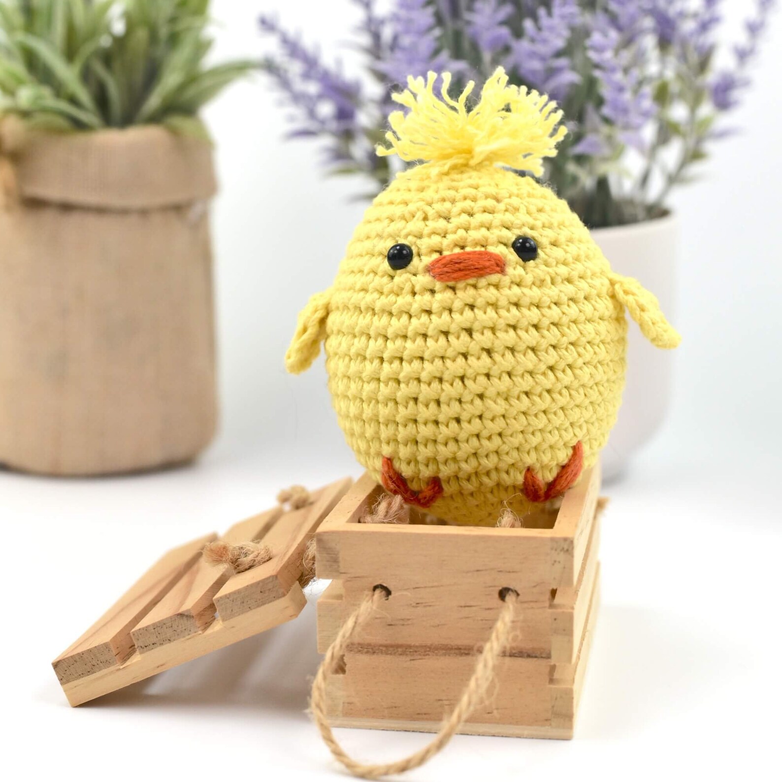 Crochet Chick in Egg Pattern, No-sew Amigurumi (PDF Download) - Etsy