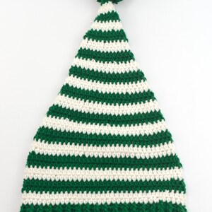 Christmas Crochet Elf Hat Pattern: Stocking Cap With Pom (PDF Download ...