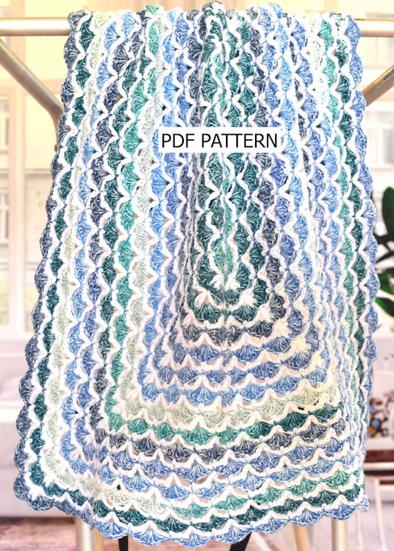 Crochet Shell Stitch Afghan Pattern