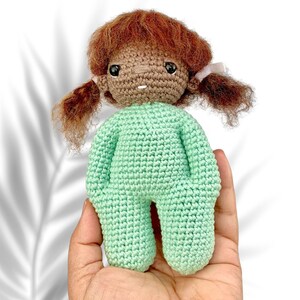Mini Crochet Doll Pattern, Amigurumi Doll Pattern, Handmade Doll, Small ...
