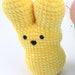 Crochet Peeps Pattern, (PDF Download), Crochet Peep Bunny, Easter Bunny ...