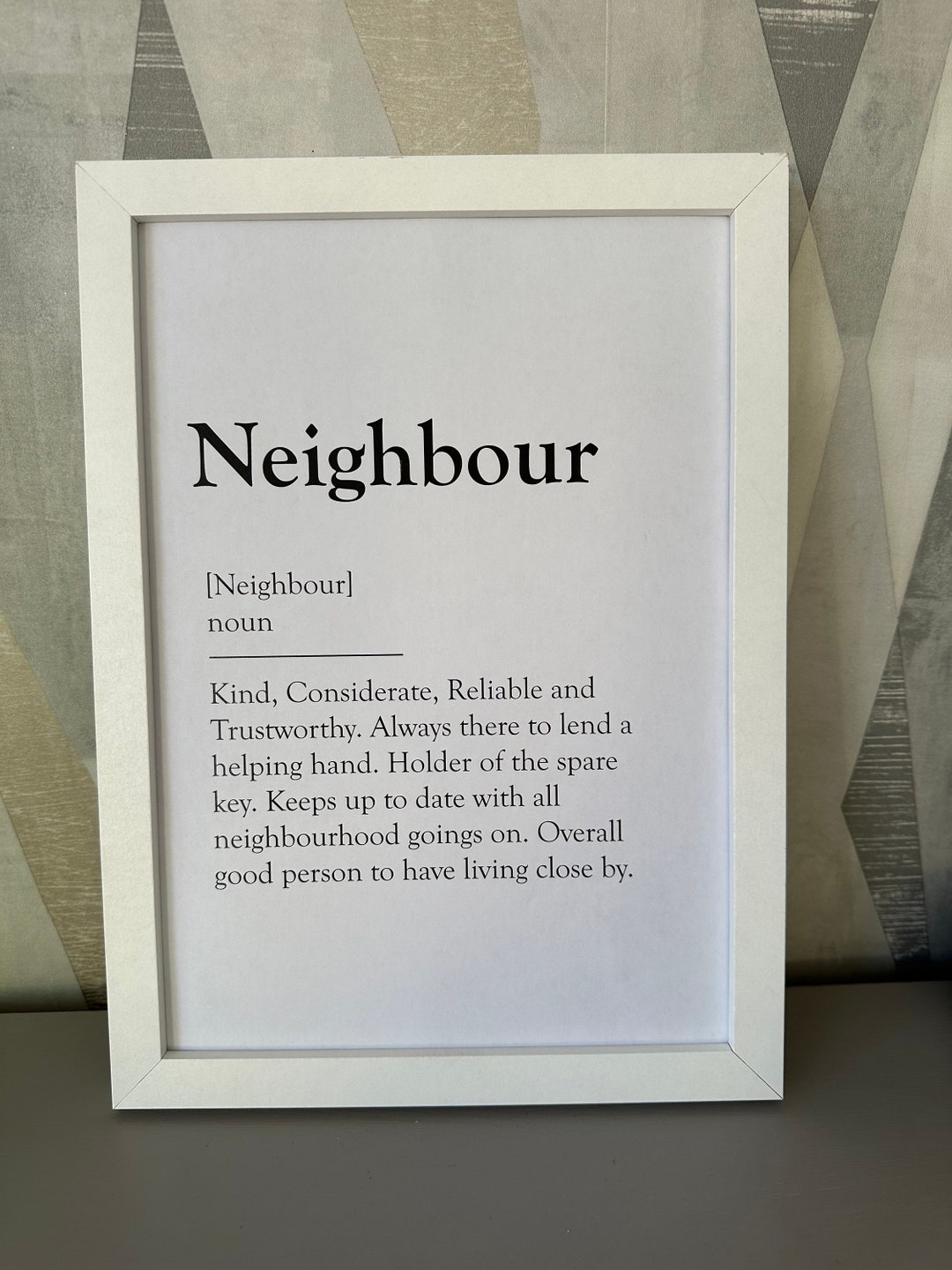 Neighbours, Friends, Family, Print, Gift Ideas, Print, Gift, Christmas ...