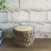 Set of 5 Rustic Wood Log Coasters, Natural Bark Coasters, Cabin Decor ...