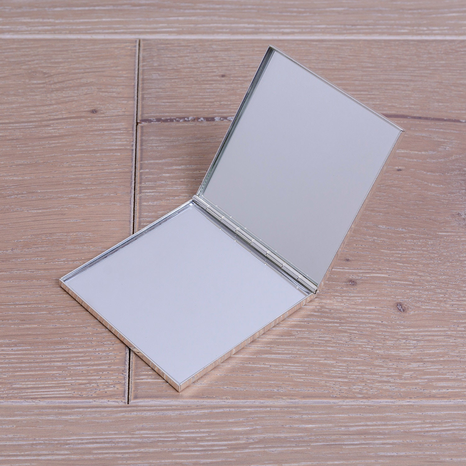 Square Compact Mirror Engraved With Initial - Etsy UK