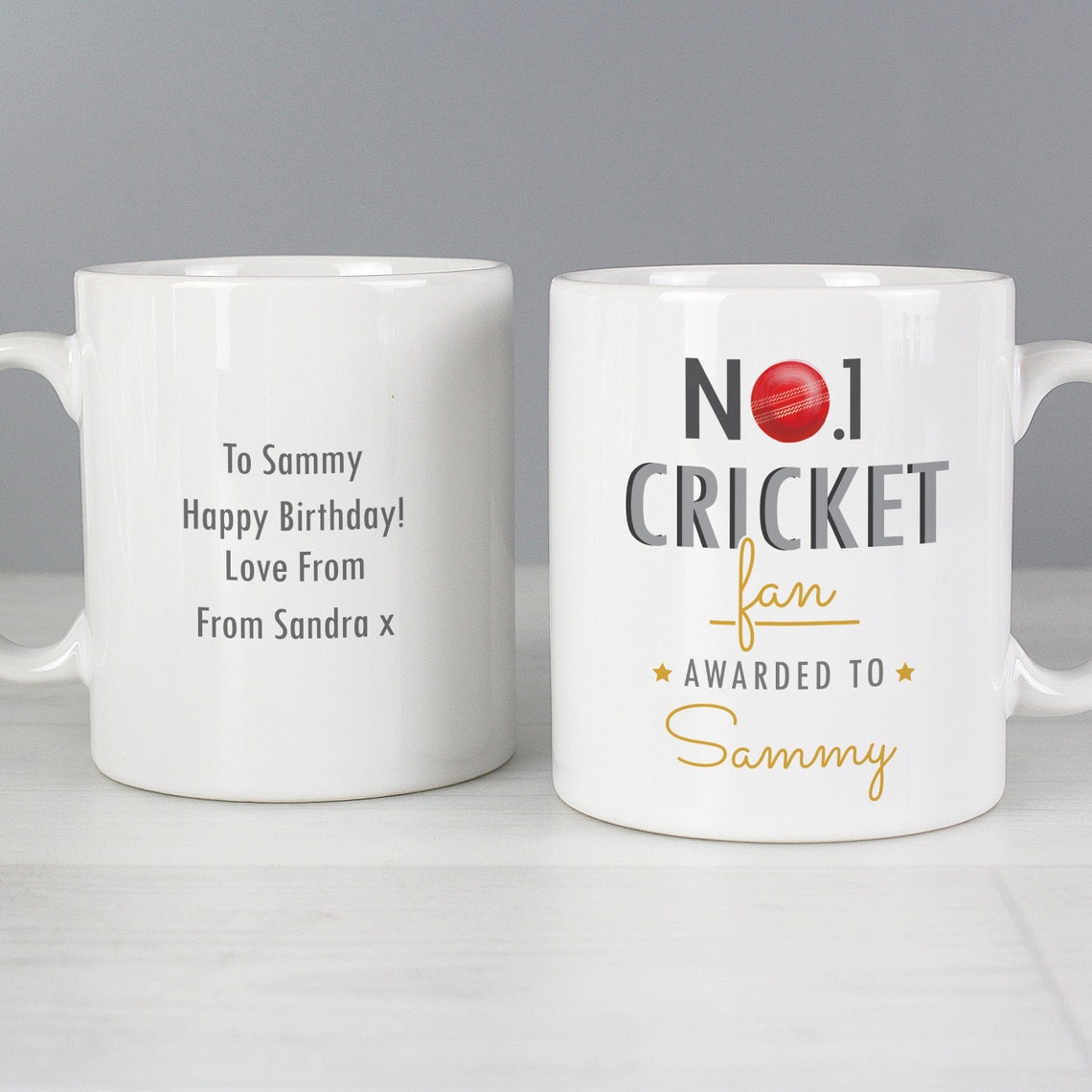 Personalised With Name Cricket Fan Mug | Etsy UK