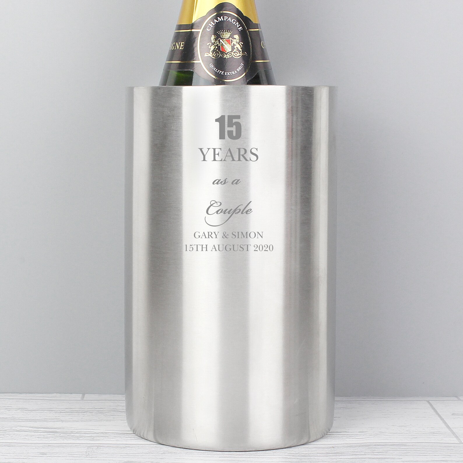 Personalised Ice Bucket Wine Cooler Personalised Anniversary - Etsy UK