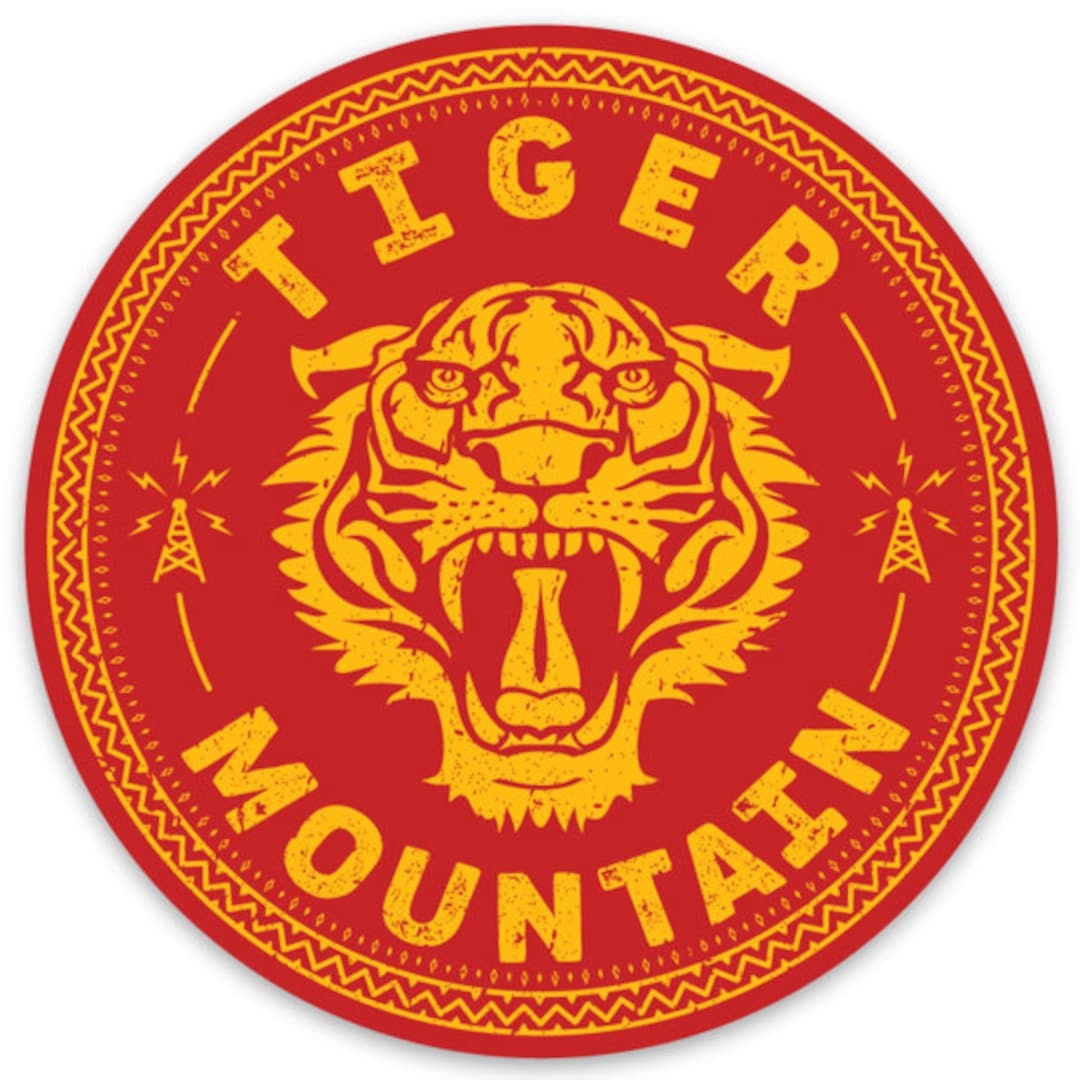 Tiger Mountain Round Sticker - Etsy