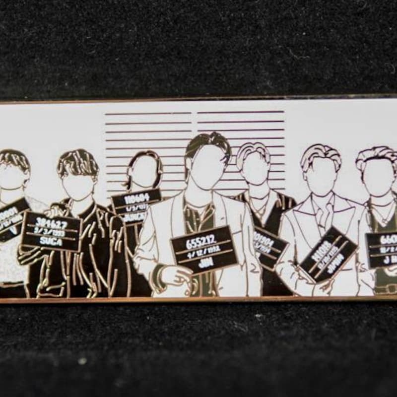 Bts Enamel Pin - Etsy