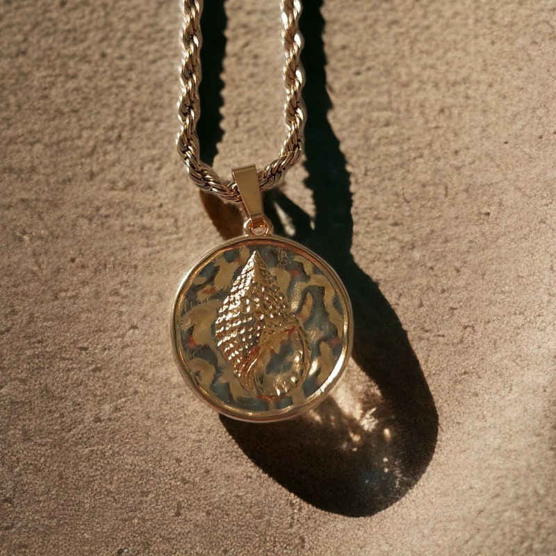 Embossed Necklace - Etsy