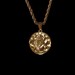 Embossed Seashell Coin Pendant, Handmade Greek Gold Beach Lover Gift - Etsy
