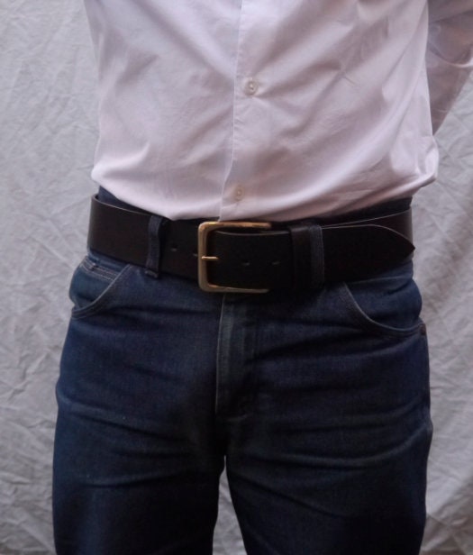 Hand Crafted 2 Inch Wide Leather Belt Men's - Etsy