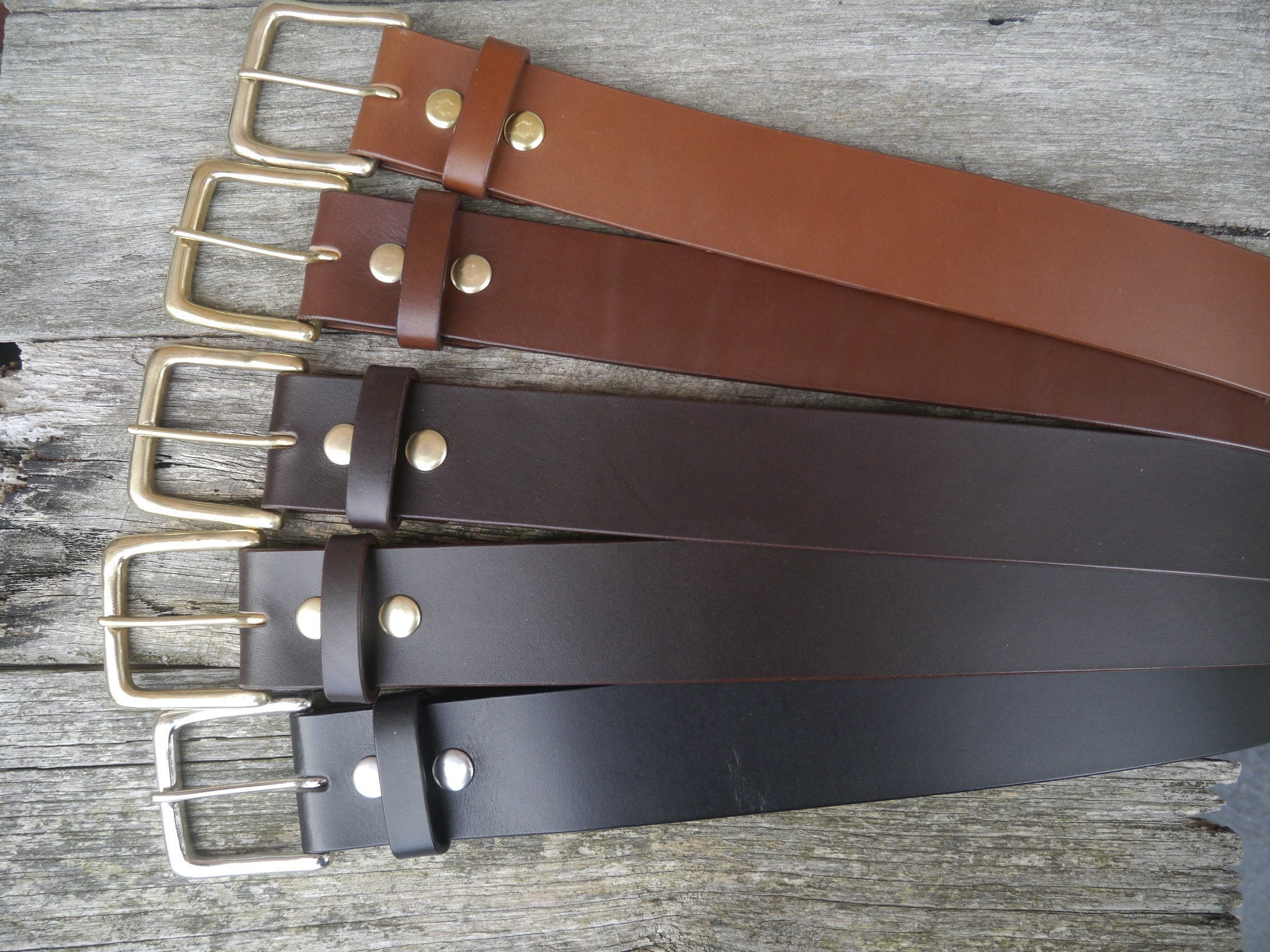 Hand Crafted 2 Inch Wide Leather Belt, Men's - Etsy Australia