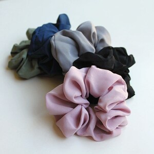 10 Colors Scrunchies Set Solid Color Large Velvet Scrunchie - Etsy