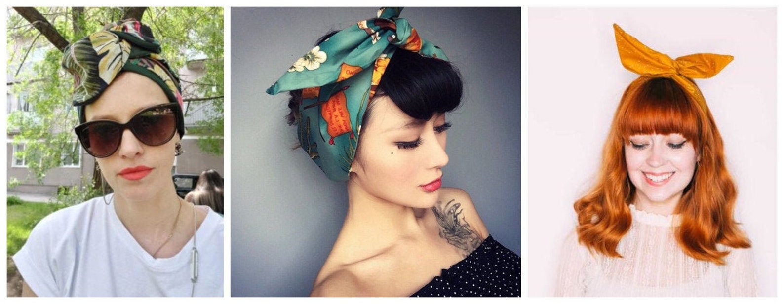 Extra Long Wide Wired Headband Twisted Fabric Headband Tie - Etsy