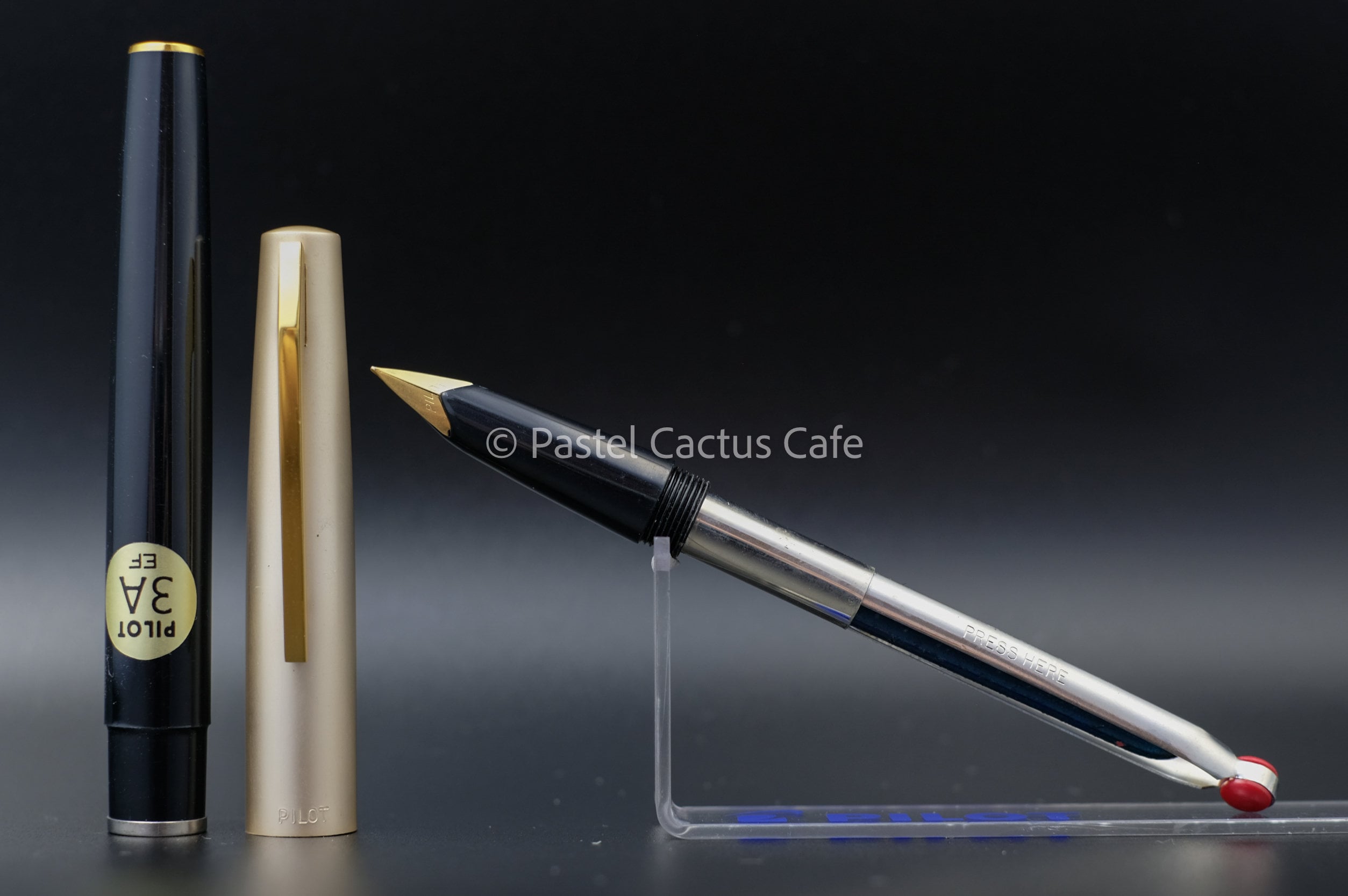 Pilot F 3a Black EF Nib Fountain Pen NOS Vintage - Etsy