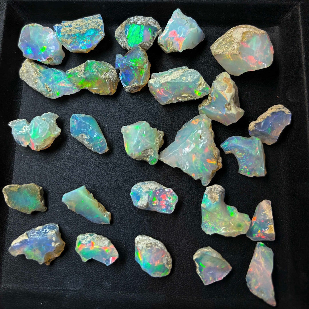 Natural AAA Quality Multi Fire Ethiopian Opal Clean Rough - Etsy