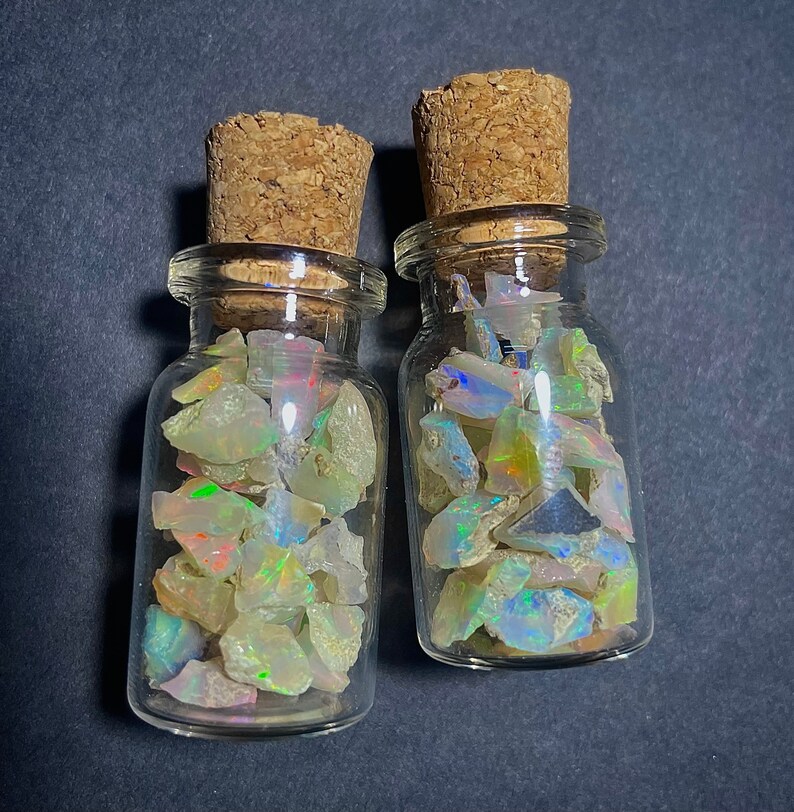 Natural Ethiopian Opal Rough Gift Bottle~ Opal Rough ~ Natural ...