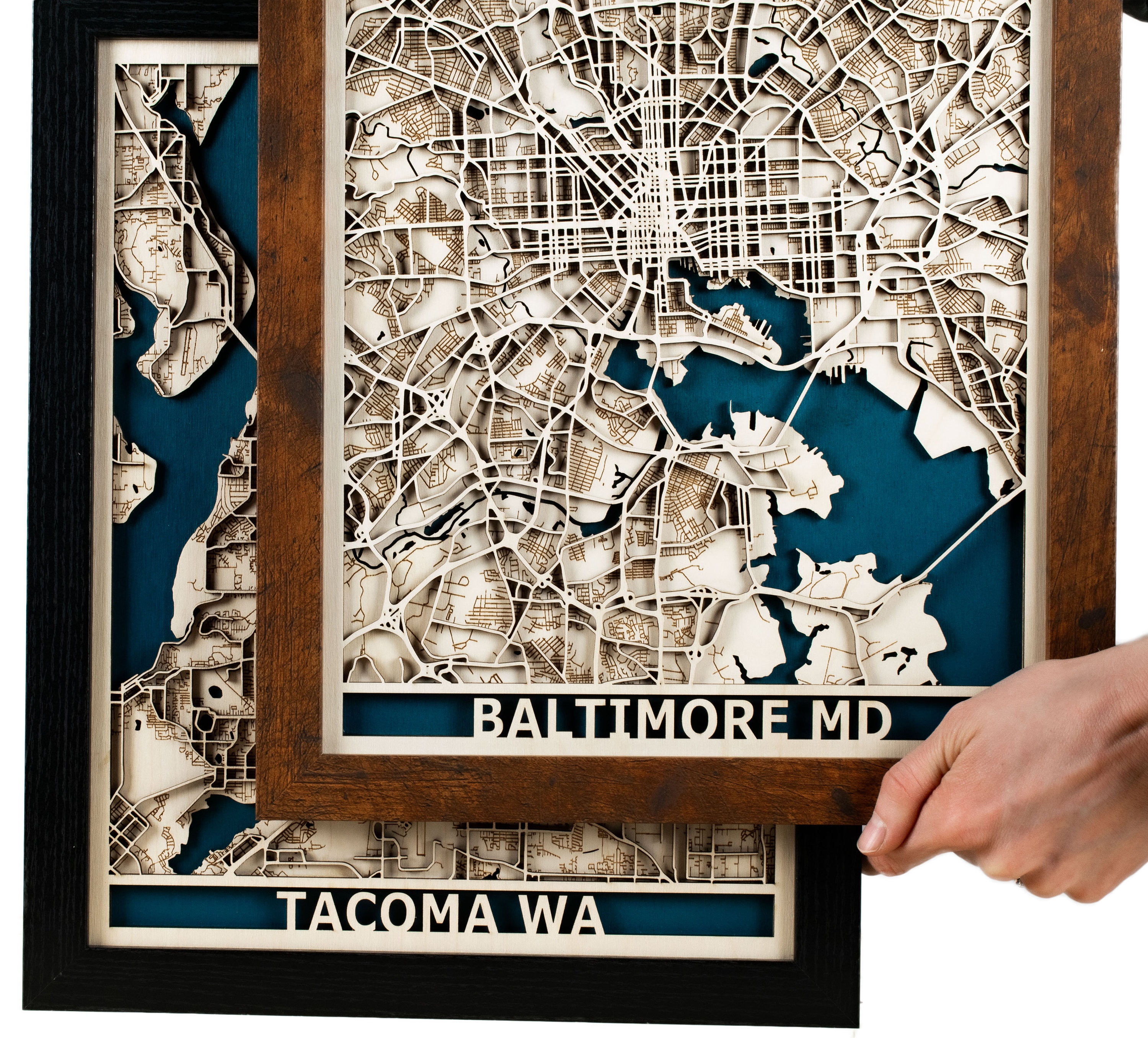 Custom Laser Cut Map of Any City in the World Made From - Etsy UK