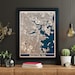Boston Wood Map 3D Laser Cut Map Handmade in USA 3D Boston MA City Map ...