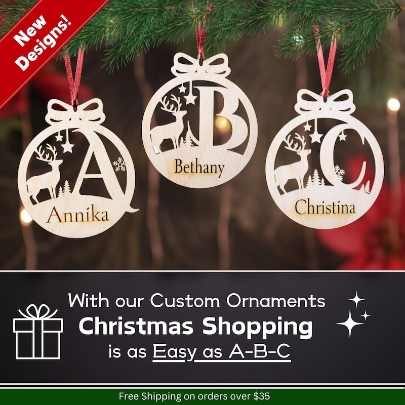 Initial Baubles Ceramic - Etsy