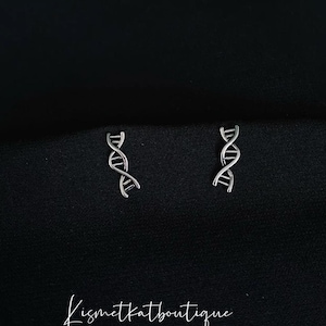 Unique DNA Design Adjustable Silver Ring-science Gift - Etsy